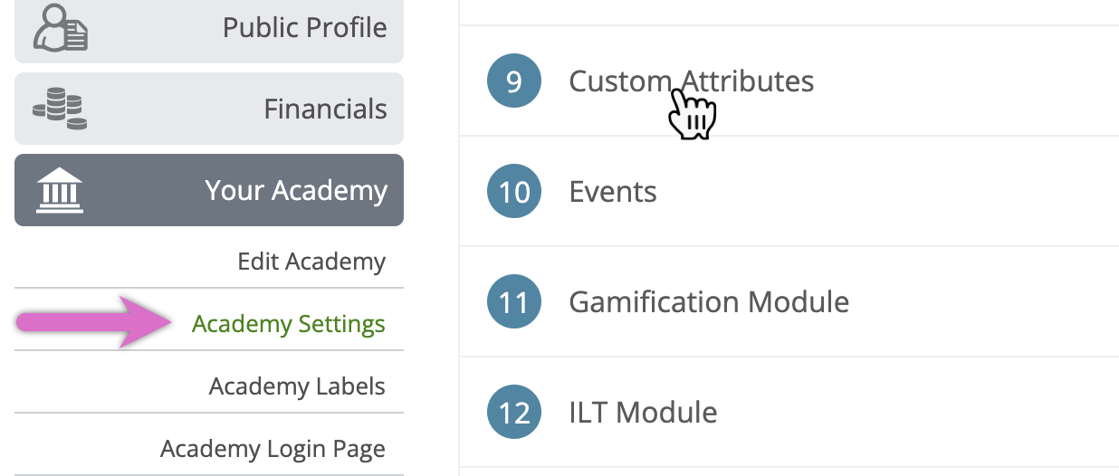 Adding Custom Attributes (Fields) to Academy Member Profiles – Schoox ... Adding Custom Attributes (Fields) to Academy Member Profiles – Schoox ...