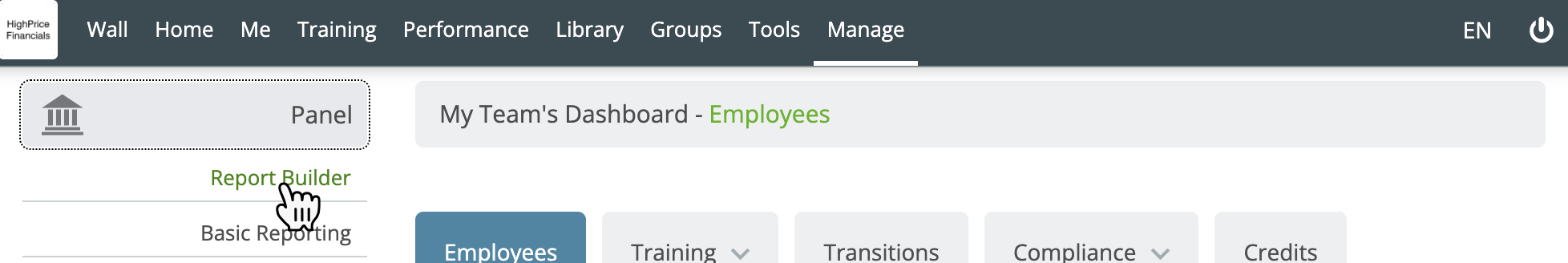 Using the Report Builder – Schoox Support Center