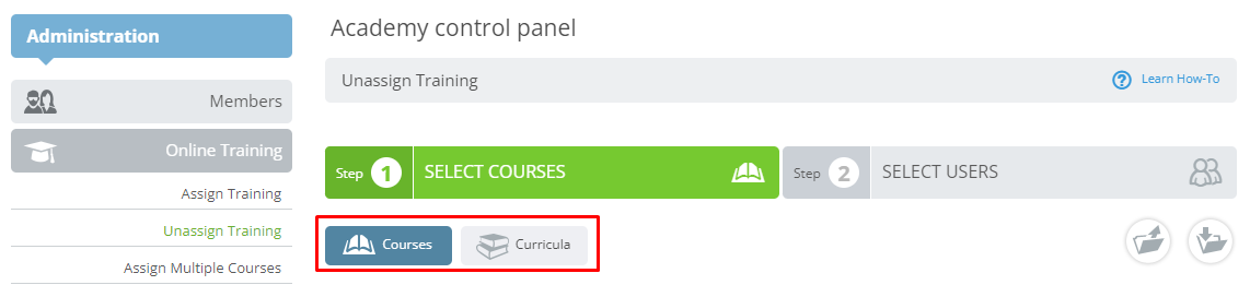 Unassigning Training – Schoox Support Center