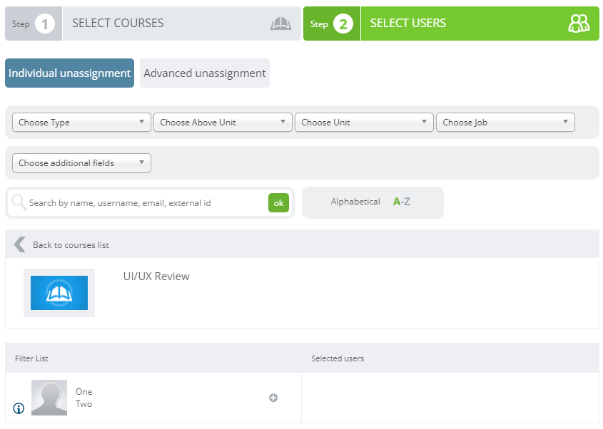 Unassigning Training – Schoox Support Center